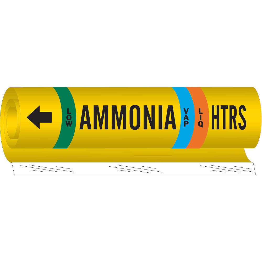 Ammonia Refrigeration Pipe Markers