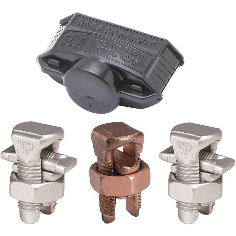 Burndy NATHAN 2 | 7DX23 | Split-Bolt Connector Kit 6 Stranded to 2 ...