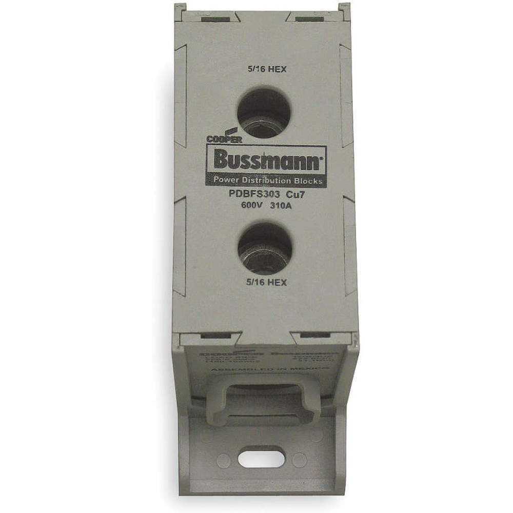 Bussmann PDBFS330 | 3ZJA5 | Distribution Block, 380 A, 600 V