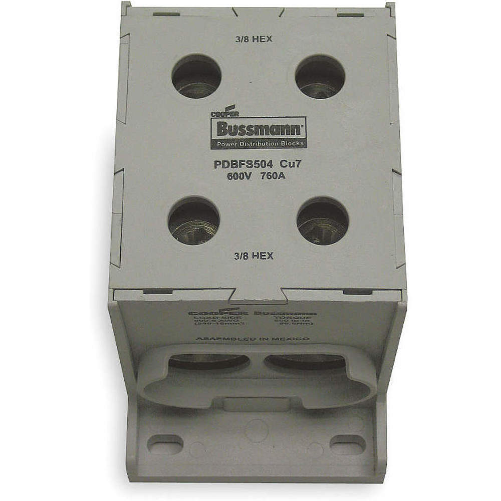 BUSSMANN PDBFS220 Distribution Block, 1 Pole | 3ZJA3 | Raptor Supplies ...