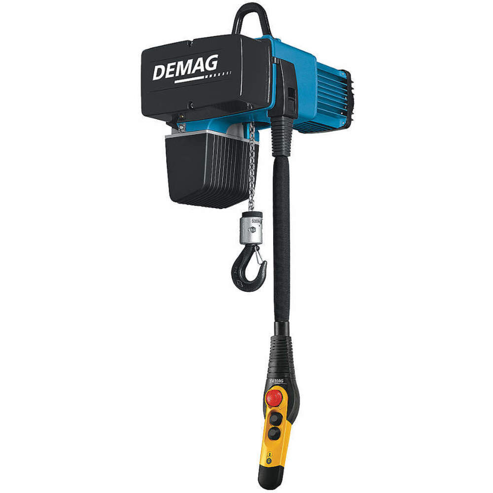 Demag DCS Pro 10-2000 2/1 H5 VS6-11 480/60 | 34A042 | Electric Chain Hoist 4400 Lb. 16 Feet ...