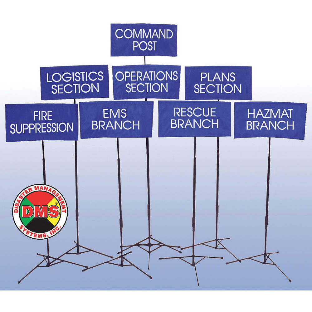 Dms DMS 05302 | 38E570 | Incident Command Flag Kit 8 Flags