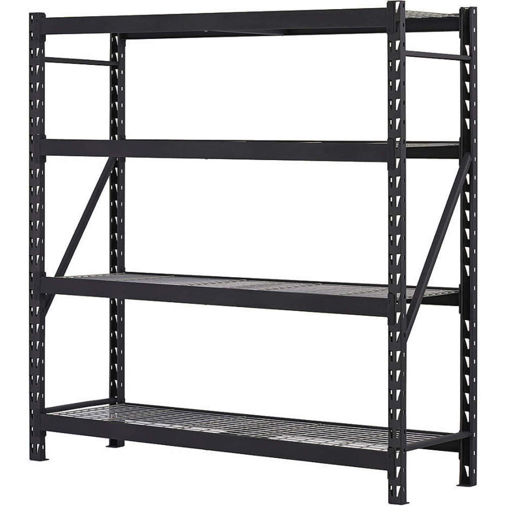 Edsal ER7824W4 | 36UP33 | Storage Rack Unit Steel Black 77 Inch Width ...