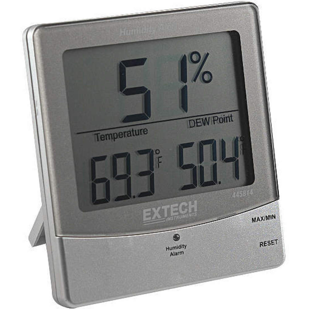 Extech 445815 | 5PE71 | Digital Hygrometer Alarm 14 To 140 F | Raptor ...