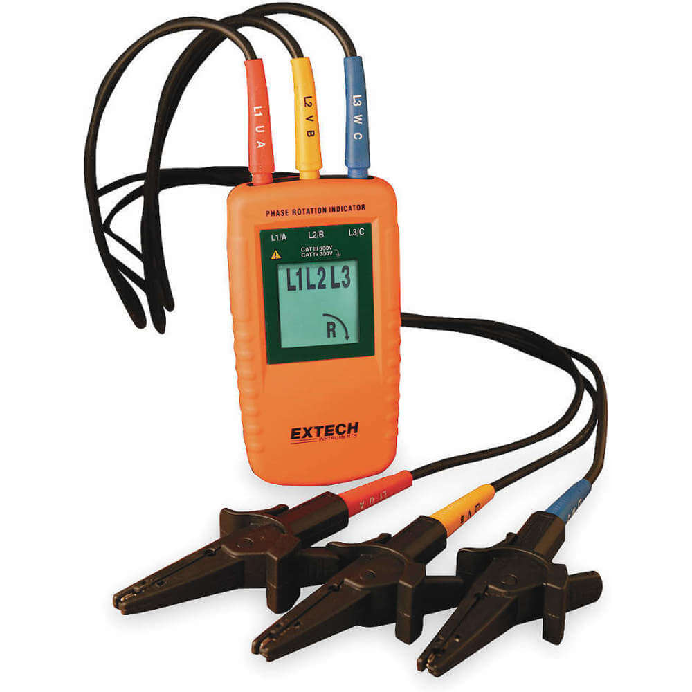 Extech 480403 | Phase Motor Rotation Tester 40-600vac | 1TZP7 | Raptor ...