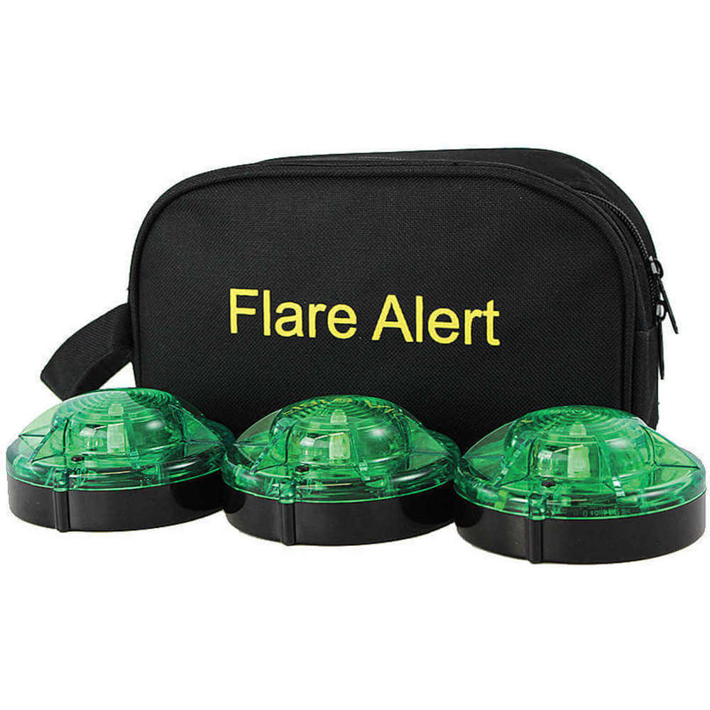 Flarealert B3GBP2 | 29DX93 | Led Road Flare Kit 1 Watt Green