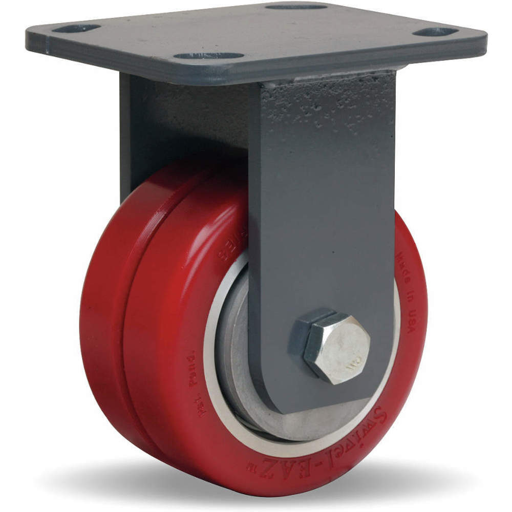 Hamilton R-WH-6SWF | 49H538 | Rigid Plate Casters 6 Inch Diameter 1400 ...