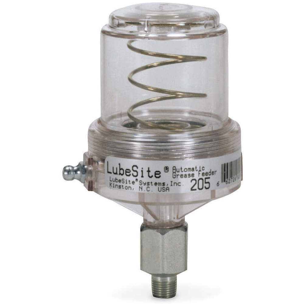 Lubesite 260 | 5HC15 | Polycarbonate Base Grease Feeder, 6 oz. Capacity ...