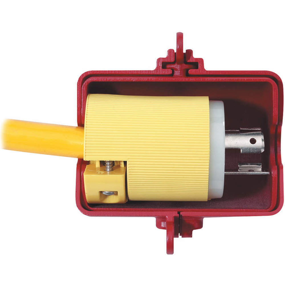 Master Lock 487 | 3VAE3 | Plug Lockout Red 9/16 Inch Shackle Diameter ...