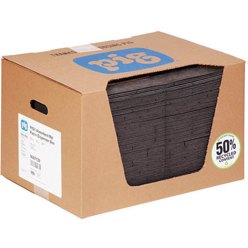 New Pig MAT139 | 30PY70 | Absorbent Mat Pad 21.7 Gallon Pk125 | Raptor ...