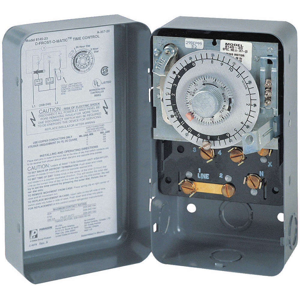 Paragon 8045-20 | 5X455 | Defrost Timer 208/240V SPDT Switch | Raptor ...