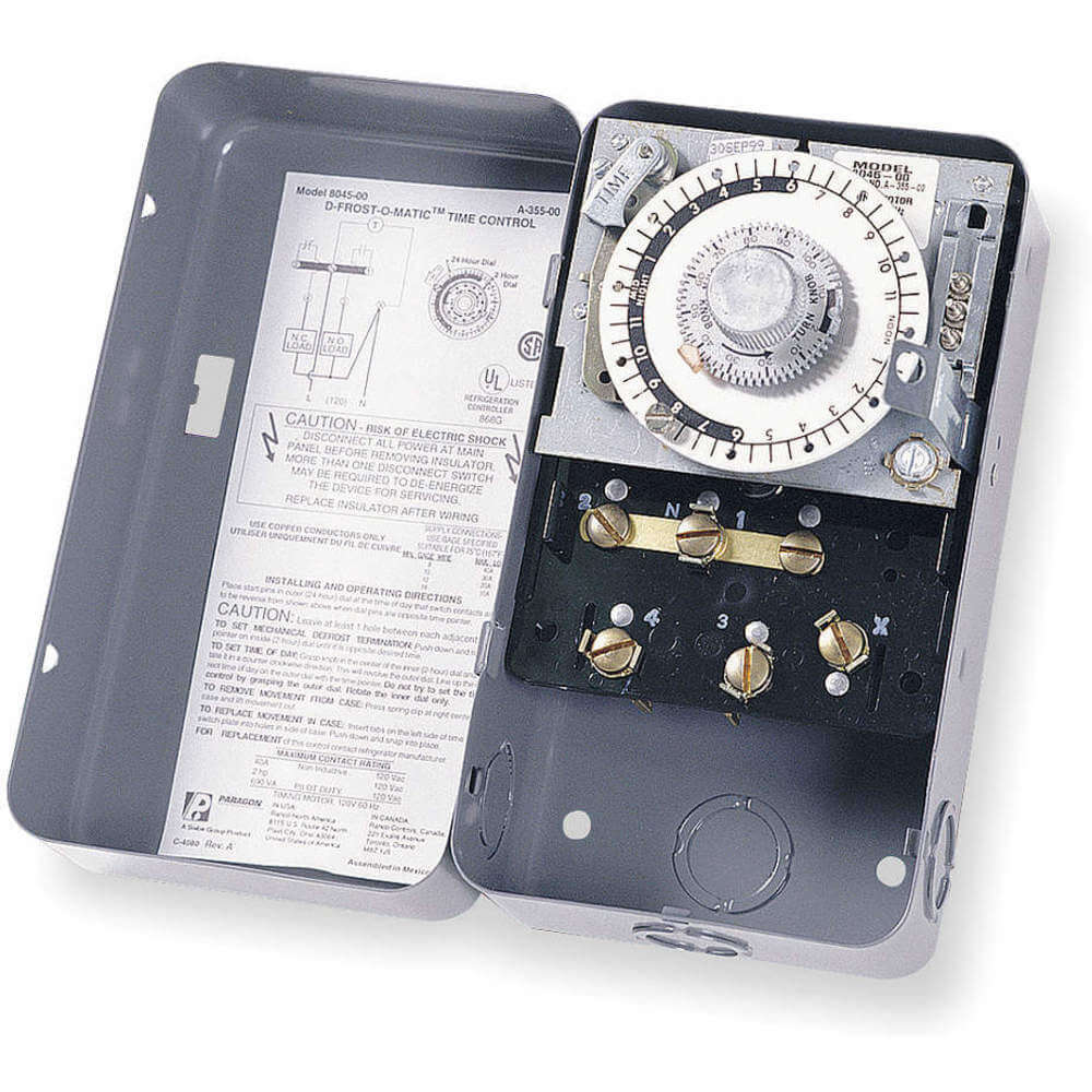 Paragon 8047-20 | 5X456 | Defrost Timer 208/240V 2NO 1NC Switches