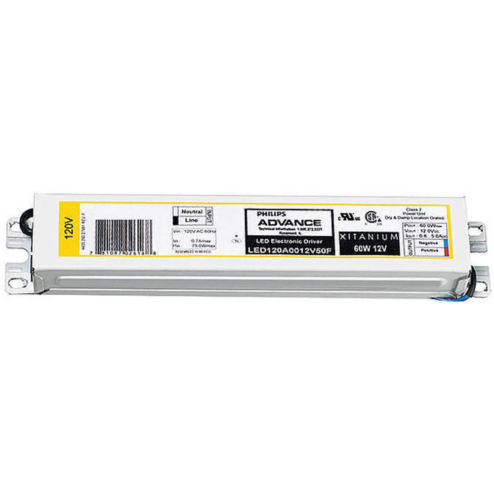 Philips Advance LED120A0012V50F | 4HGK8 | Led Driver 120 V 1.0-60 W 12 V