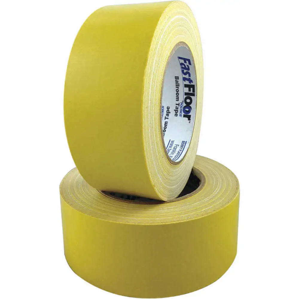 Polyken FASTFLOOR | 35UX91 | Ballroom Carpet Tape Cloth Yellow PK24