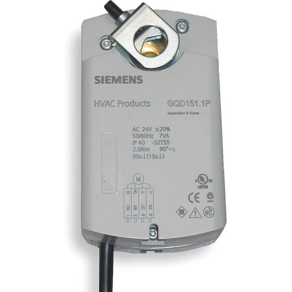 Siemens GCA161.1P | 2UPH2 | Actuator Torque 160 90 Degree Timing 90 Sec ...