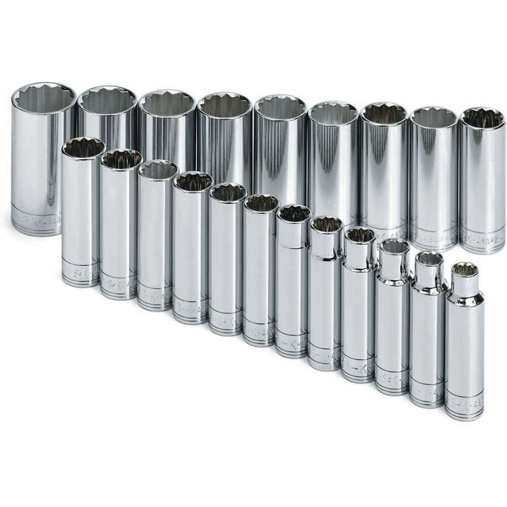 Sk Professional Tools 1951 | 20K408 | Socket Set 1/2 Inch Drive Chrome ...