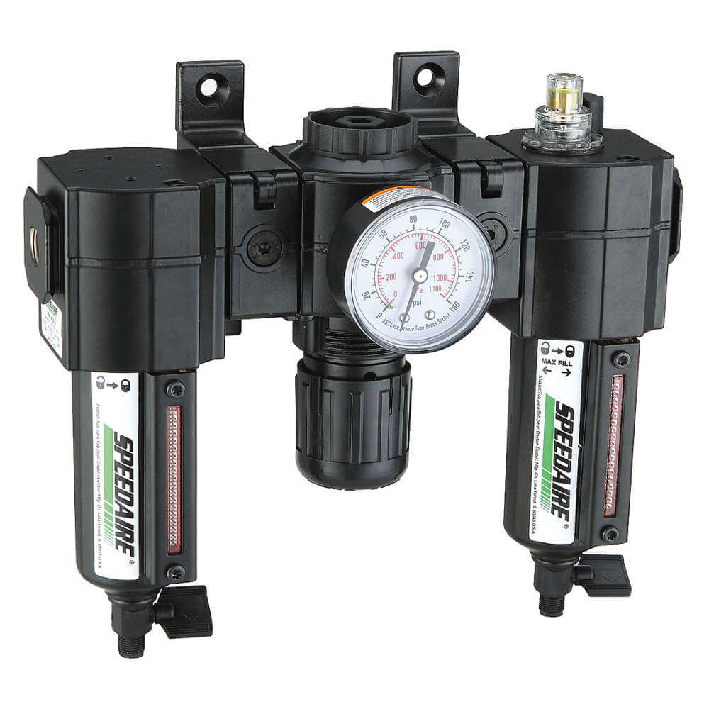 Speedaire 7D720 | Filter/regulator/lubricator 3/8 Inch Npt 60 Cfm 33250 Psi