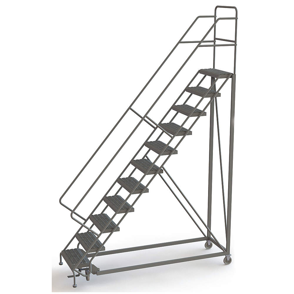 Tri-arc U-Design Perforated Safety Angle Base Ladders