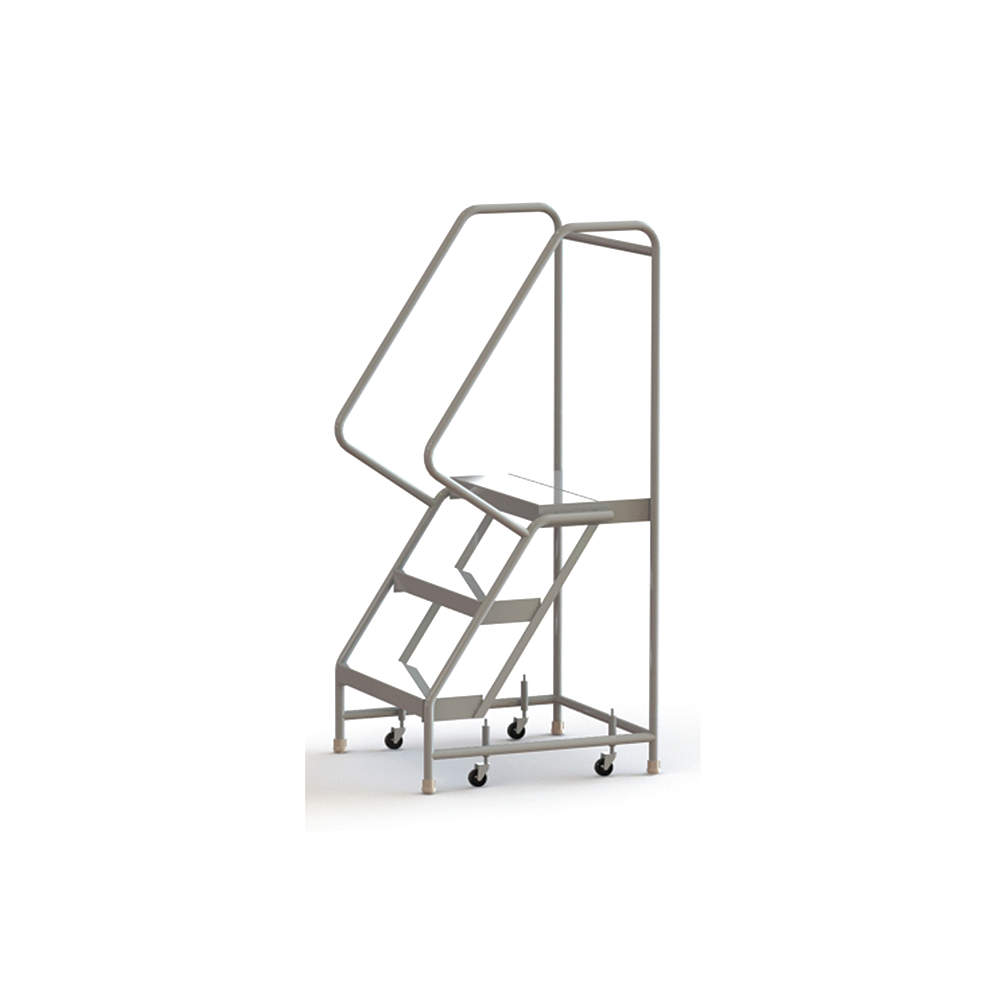 Tri-arc WLAR103244 | 29RK13 | Rolling Ladder 3 Steps Serrated Tread