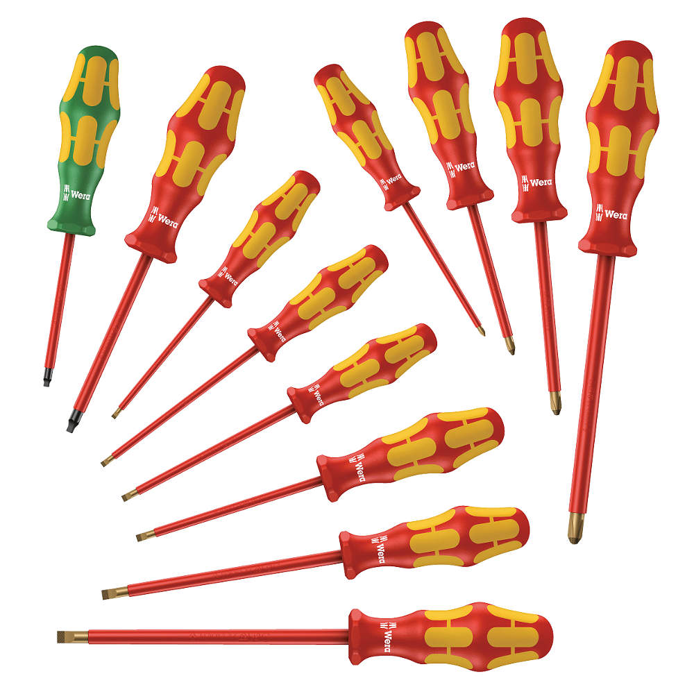 Wera Tools 05347900001 | 45J369 | Insulated Screwdriver Set 12-pieces ...