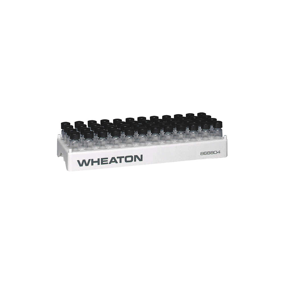 Wheaton 868810 | 23NF44 | Vial Rack, 90 Compartments, Polypropylene ...