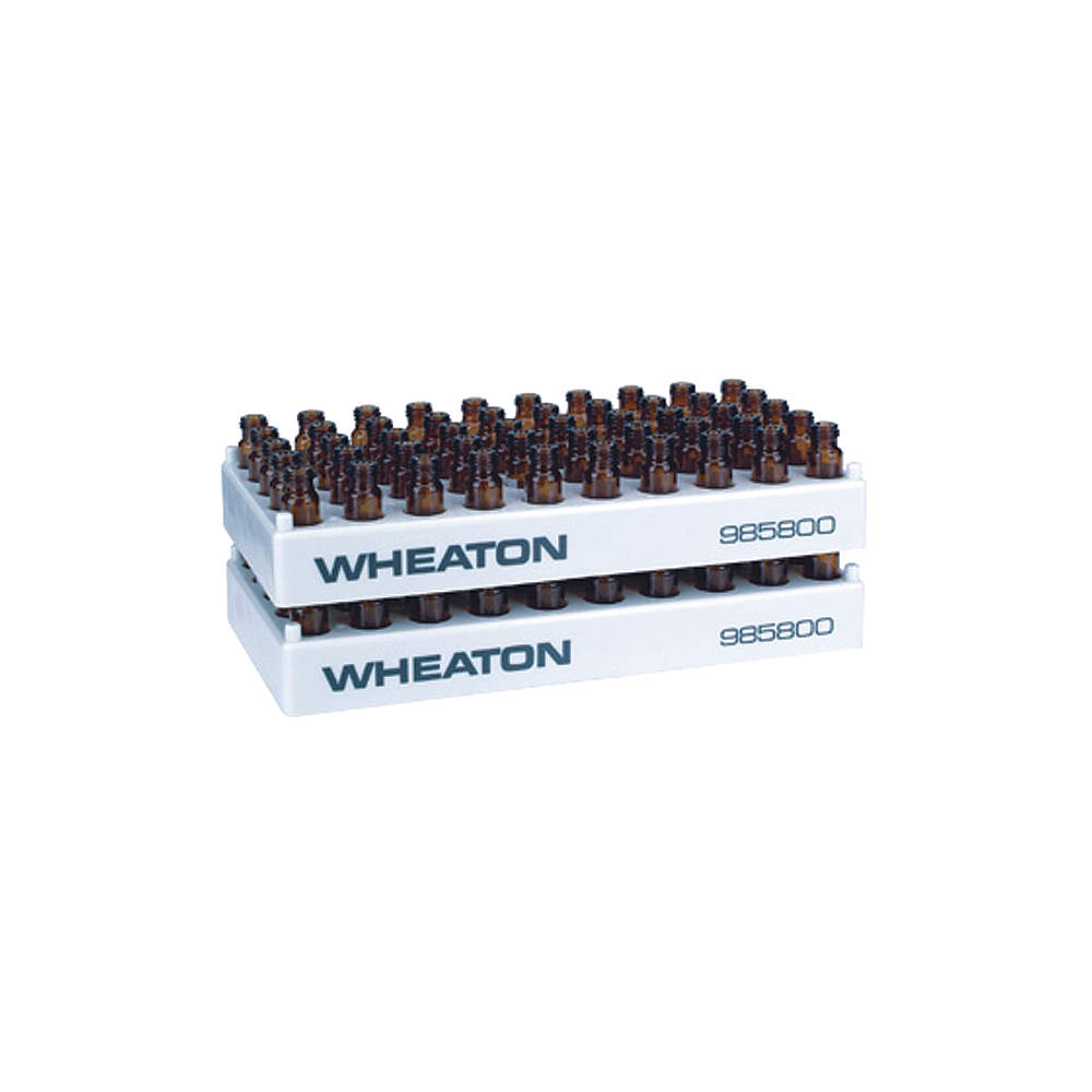 Wheaton 868810 | 23NF44 | Vial Rack, 90 Compartments, Polypropylene ...