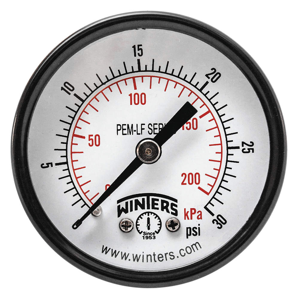 Winters PEM1407LF | Gauge Pressure 2 Inch 0 to 100 psi | 36TV69 ...