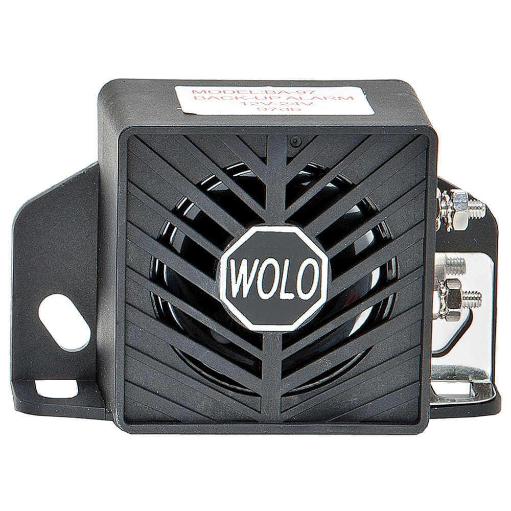 Wolo BA-550 | 13A521 | Back Up Alarm 112db Black 3-1/2 Inch Height