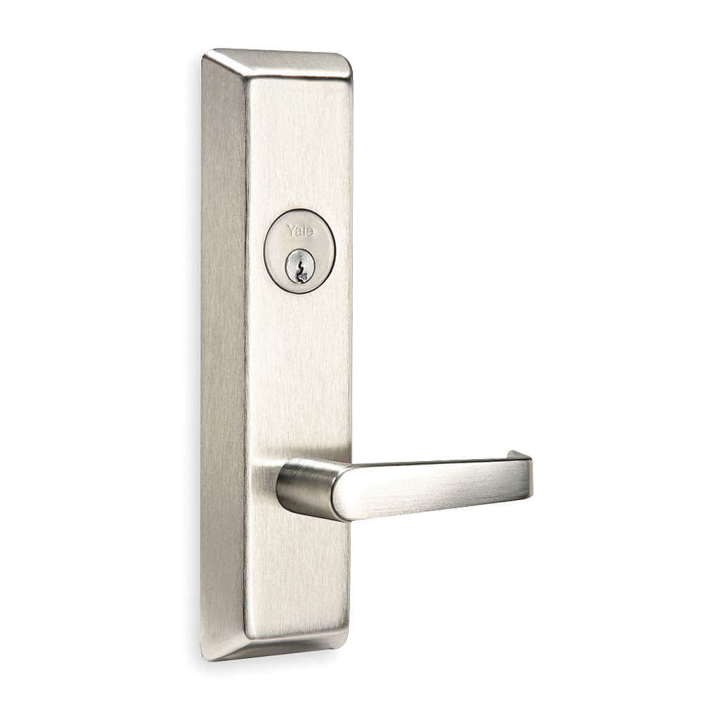 Yale AU626F-RH-US32D | Lever Escutcheon With Lock Right Hand | 5T804 ...