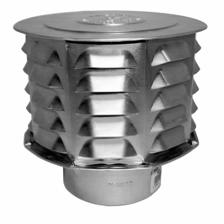 Ameri-vent 8CW | 33Y946 | Rain Cap, Louvered Hood Venting, Vented Rain ...