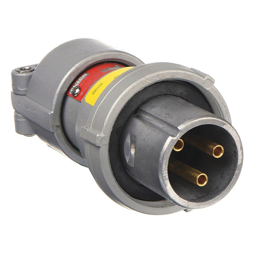 Appleton Electric ACP1034CD | 12G127 | Plug, 100 A, 600V AC, Style 2 ...