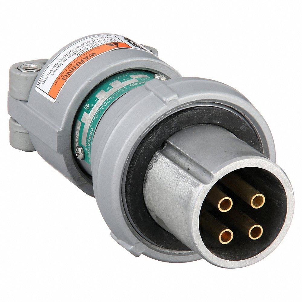 Appleton Electric ACP1034CD | 12G127 | Plug, 100 A, 600V AC, Style 2 ...