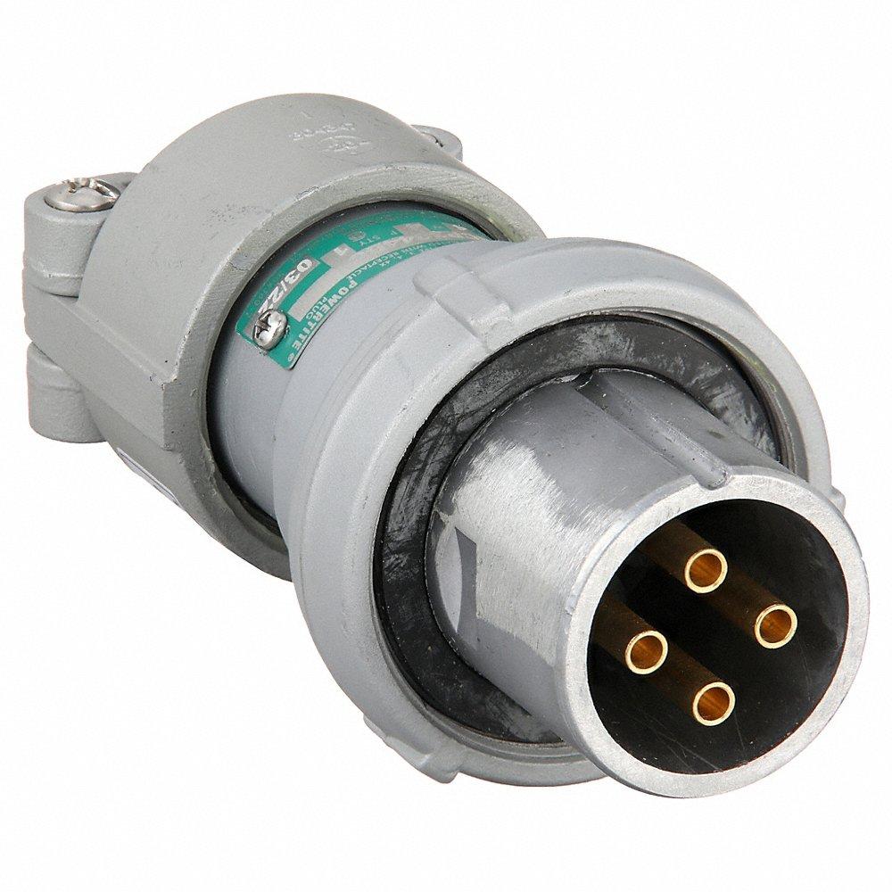 Appleton Electric ACP1034CD | 12G127 | Plug, 100 A, 600V AC, Style 2 ...
