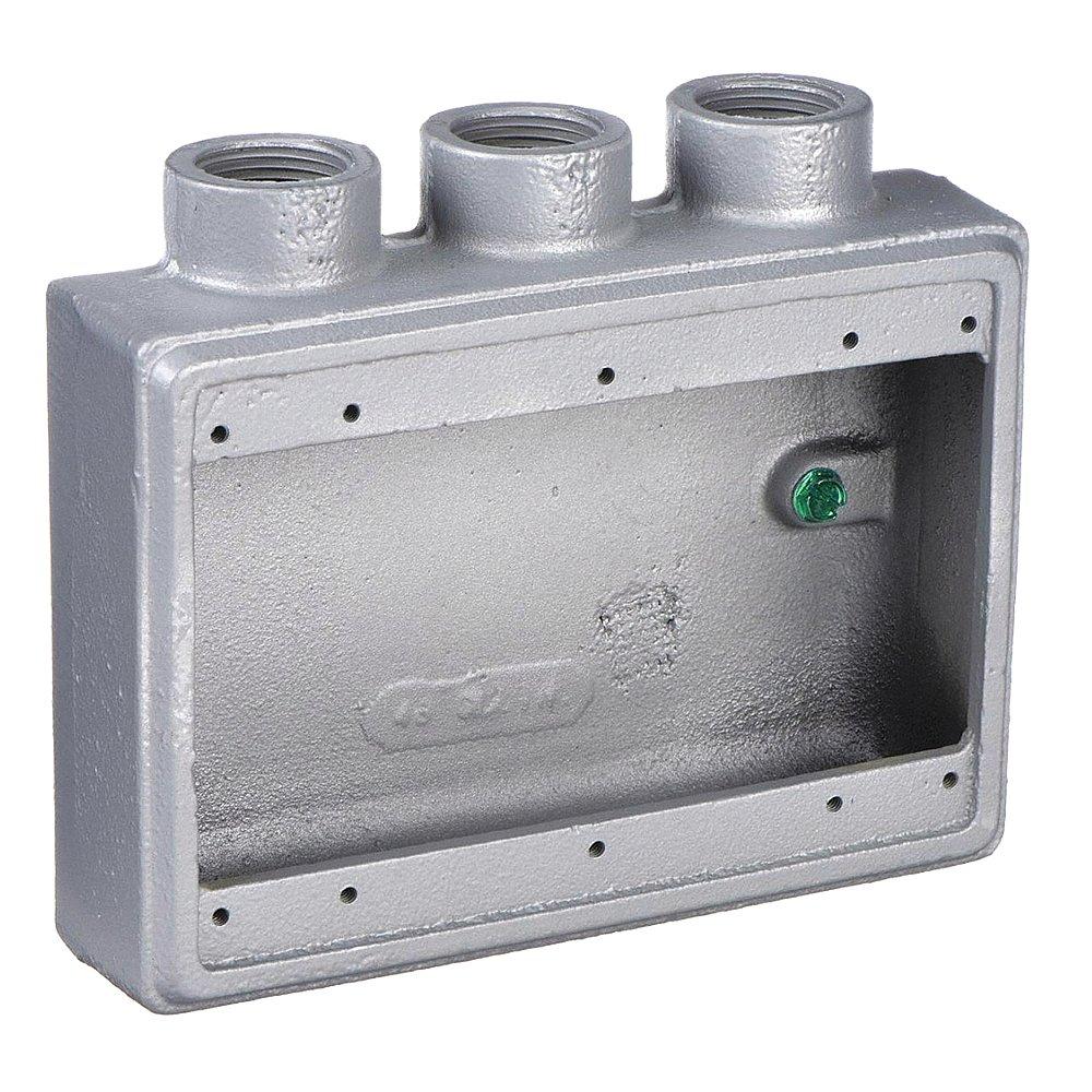 Appleton Electric FSS-2-75 | 10H421 | Weatherproof Electrical Box, 2 ...