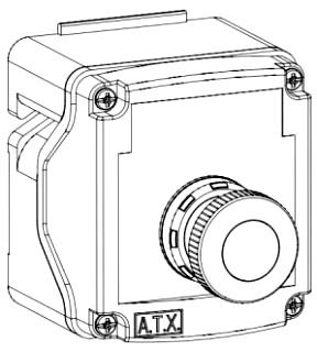 Appleton Electric U41W2C3 | Control Station, Polyamide