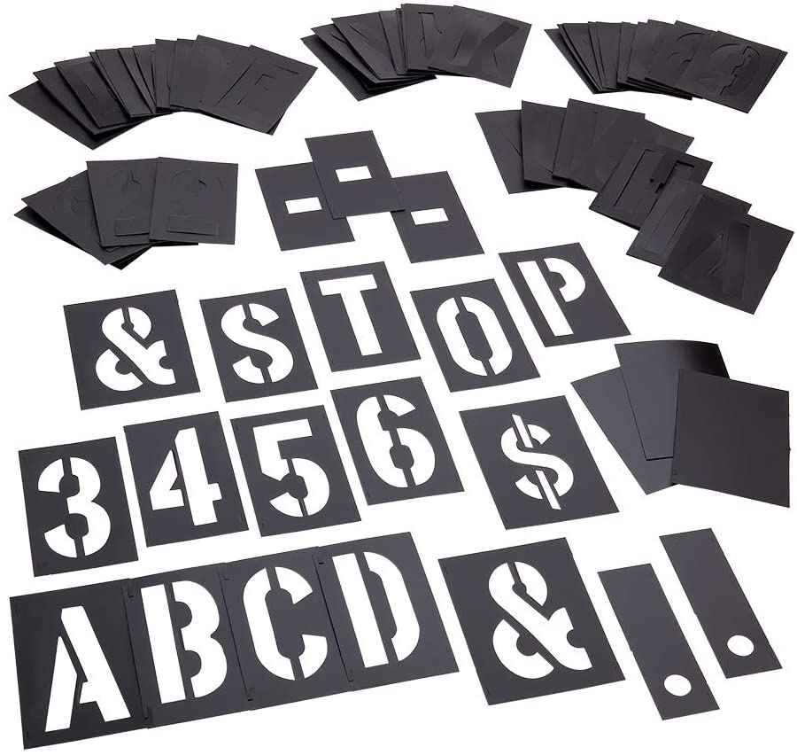 Ch Hanson Commercial Stencils, Light Duty, Plastic | Raptor Supplies ...