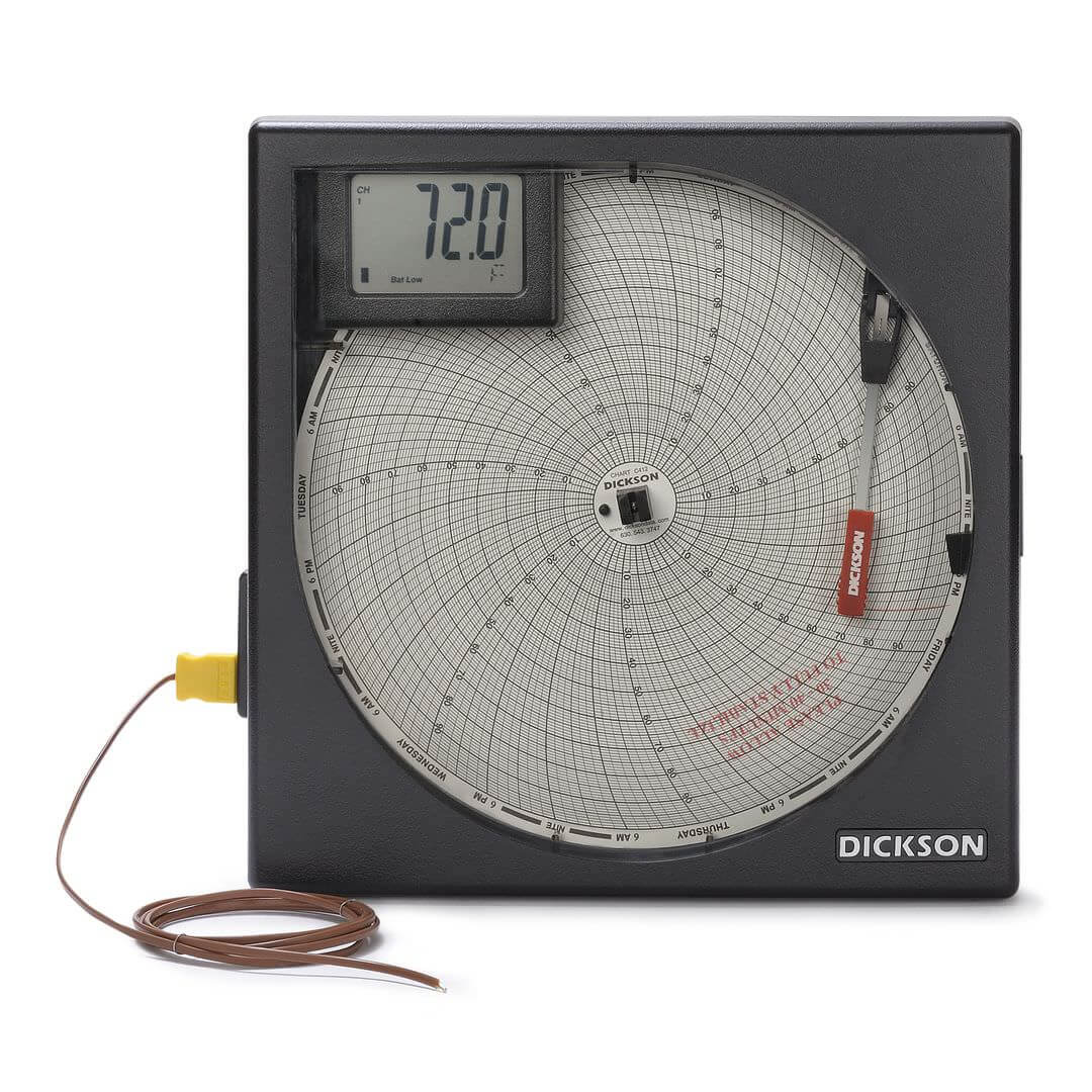 Dickson TH8P0 | 23MD03 | Temperature And Humidity Chart Recorder, 8 ...