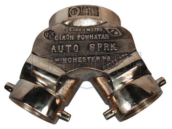 DCS4025F-SP 4 F NPT X 2.5 SW NST - StandPipe Double Clapper Siamese