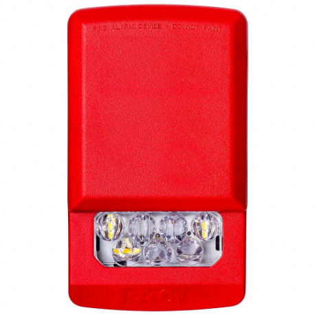 Eaton ELSTR-N | Strobe Light, Red, Xenon, 24V DC, 110 Candle Power ...