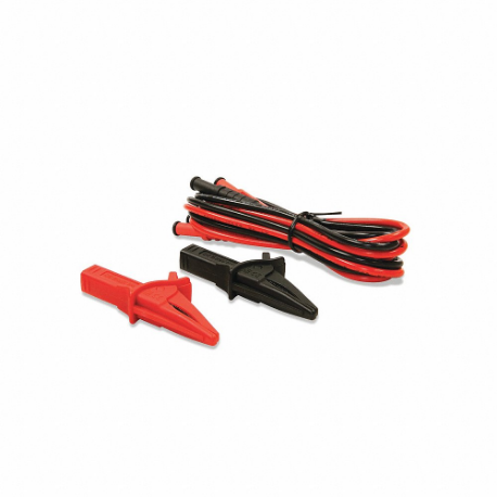 Extech CLT-TL | 60PT90 | Test Leads, CAT III 600V, Alligator Clip ...