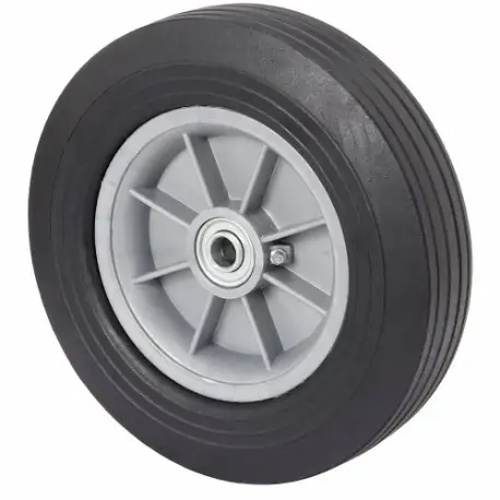 Grainger 53CM88 | Flat-Free Solid Rubber Wheel, 10 Inch Wheel Dia, 3 ...