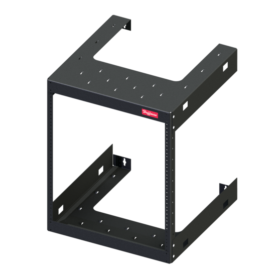 Hoffman 19 Inch Fixed Wall Mount Racks | Raptor Supplies Worldwide