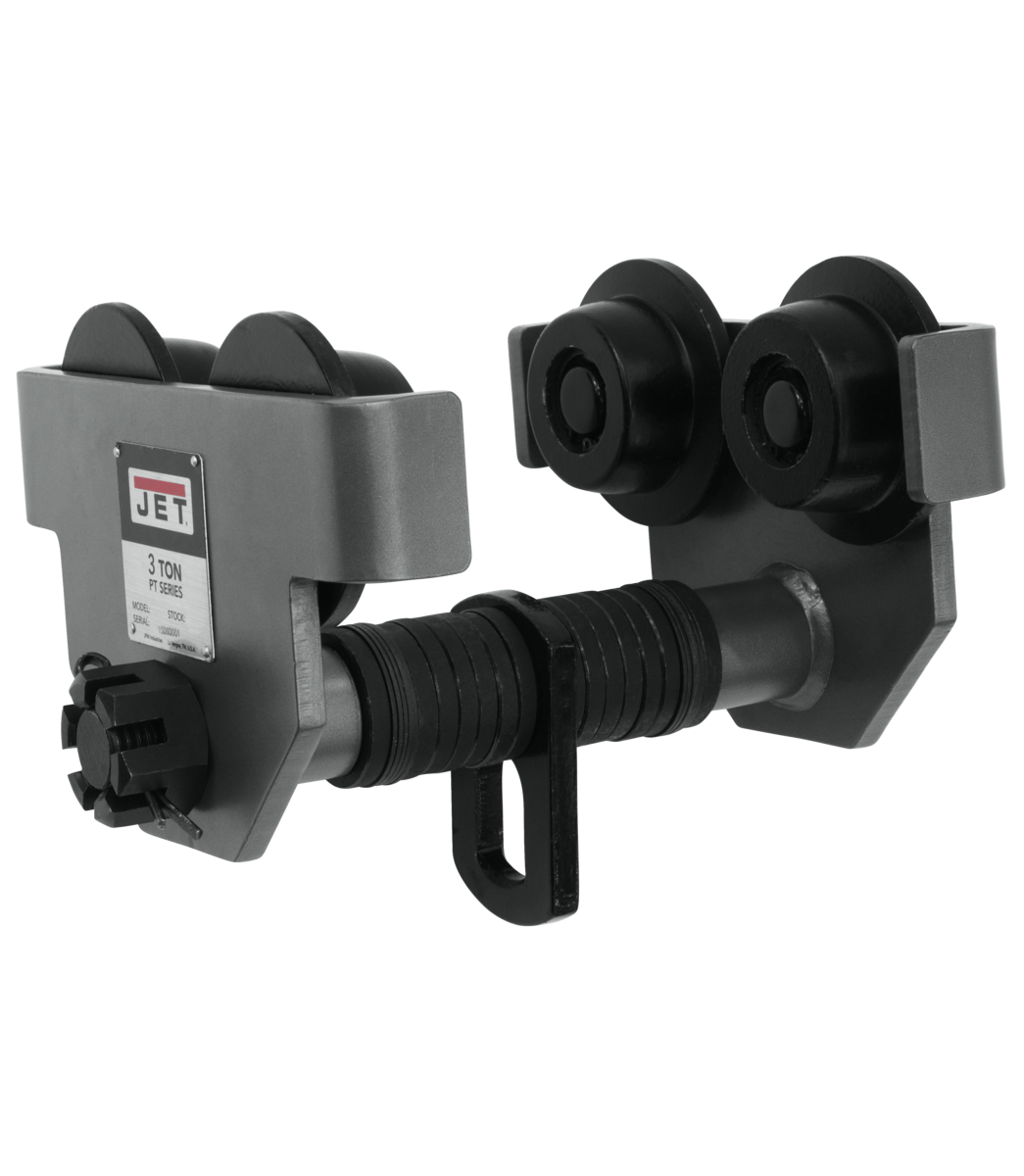 Jet Tools JT9-252030 | 3-PT | Heavy Duty Manual Trolley, 3 Ton Capacity ...