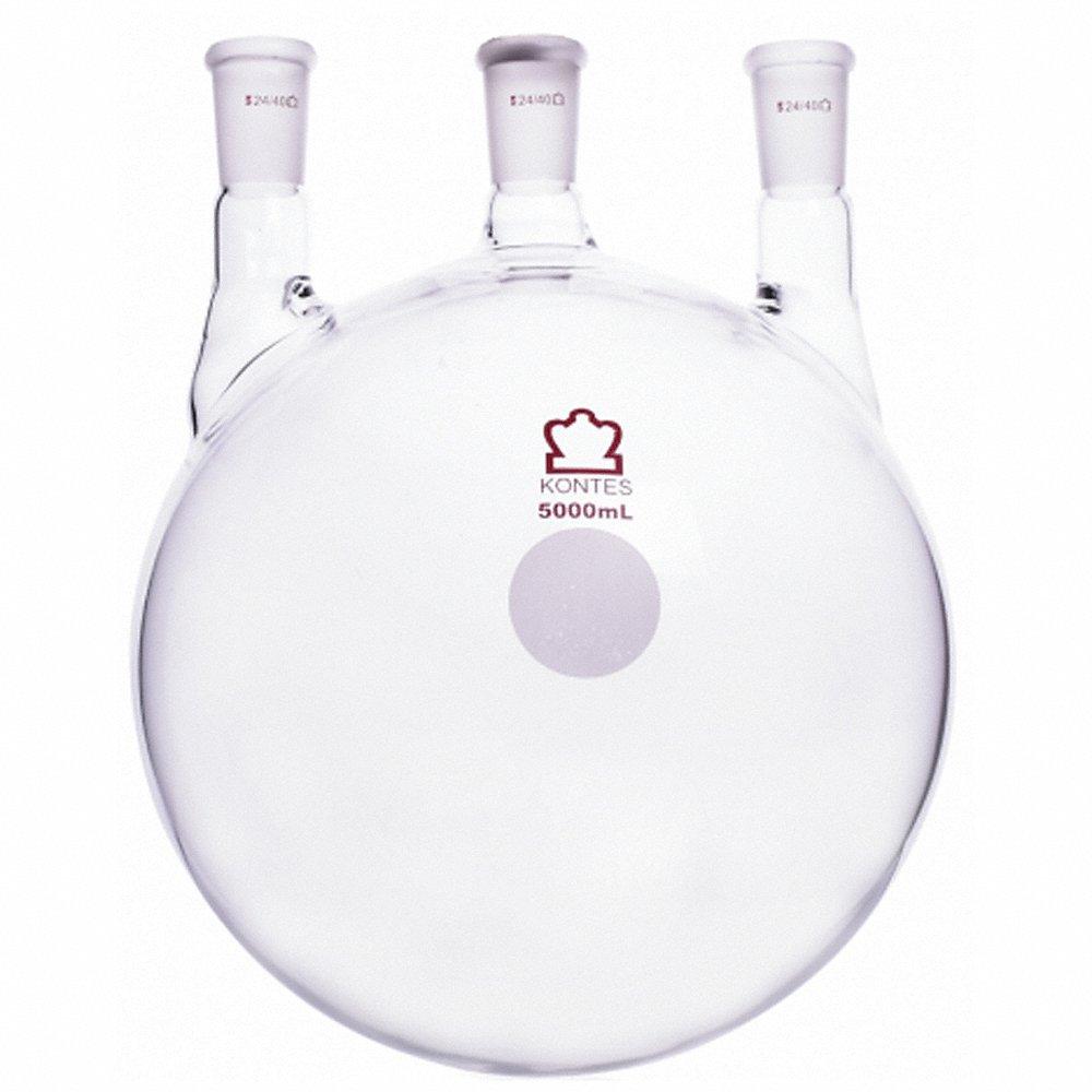 Kimble Chase 606000-2624 | 52NH45 | Triple Neck Round Bottom Distilling ...