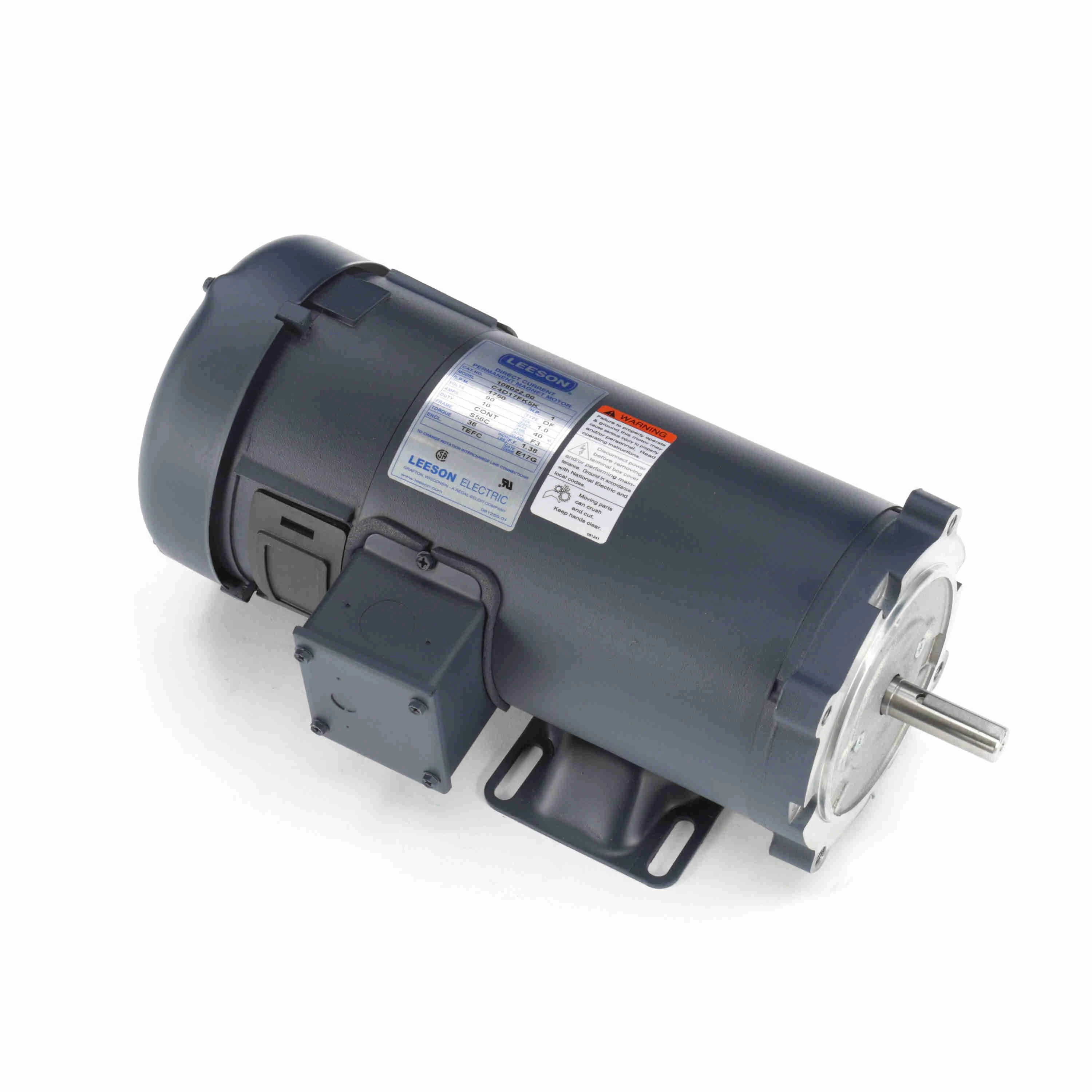 Leeson 108022.00 | 48ZG60 | SCR Motor, 1 HP, 90V, 1750 RPM | Raptor ...