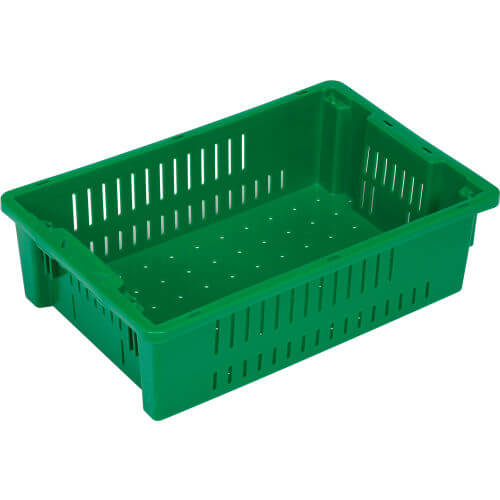 Lewisbins AF2013-6 Green | Stack and Nest Container, 500mm Length ...