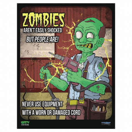 Mancomm Electrical Safety Posters | Raptor Supplies Worldwide