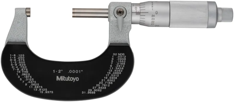 Mitutoyo 102-330-10 | Outside Micrometer With Heat Inspection Plate, 1 ...
