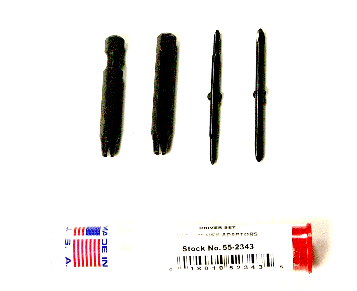 Moody Tool 55-2343 | Adapter Set, 4Pc. Tri-Point Reversible | Raptor ...