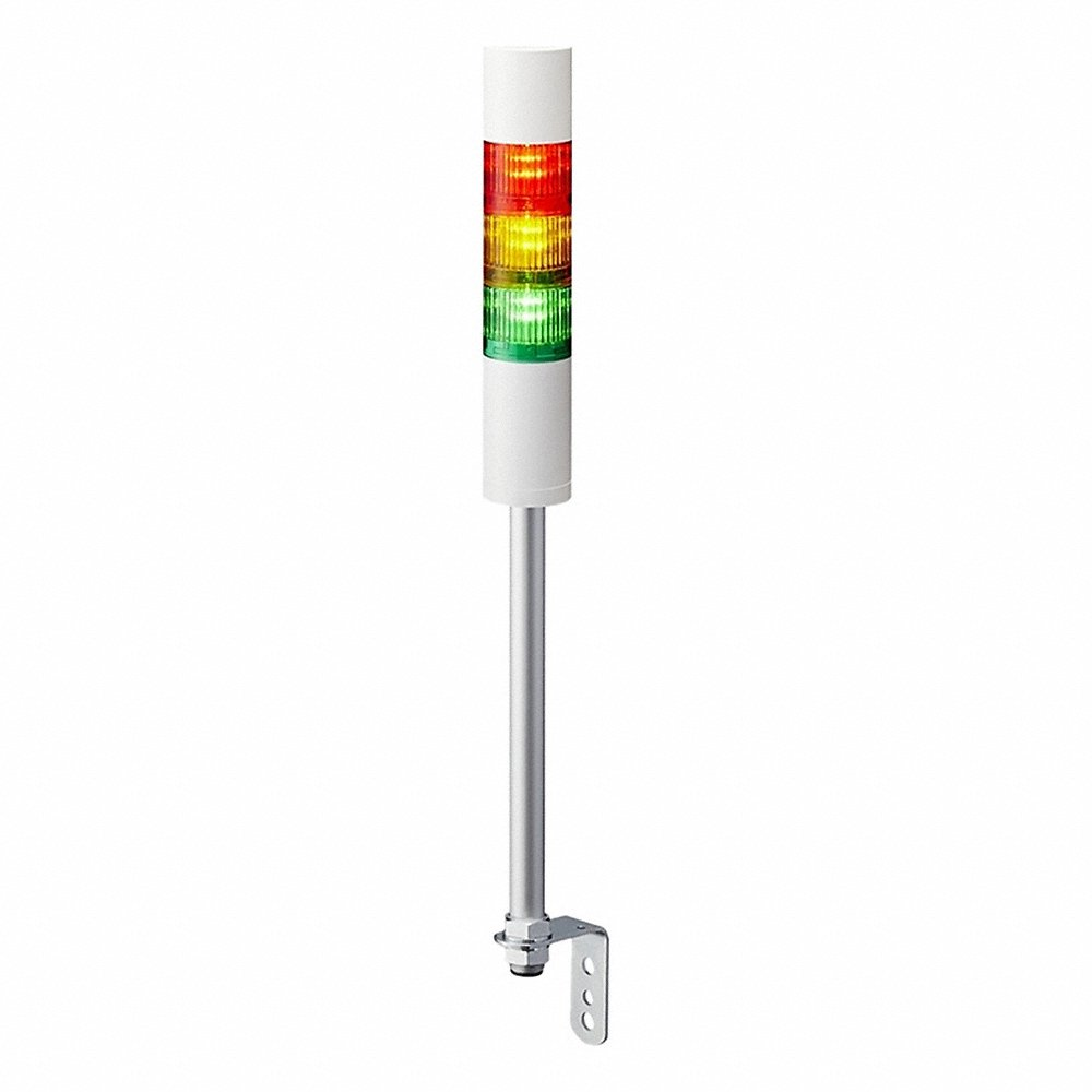 Patlite LR5-301LJBW-RYG | 827AE5 | Tower Light Assembly, 3 Tier ...